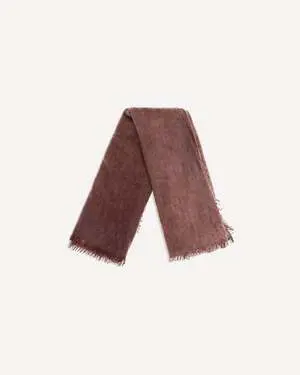 MIRROR IN THE SKY Lightweight Cashmere Scarf With Fringes