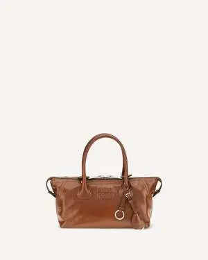 Miu Miu Glossy Leather Handbag