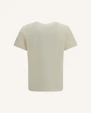 Moncler Cotton T-shirt With Tone-on-tone Embroidered Logo