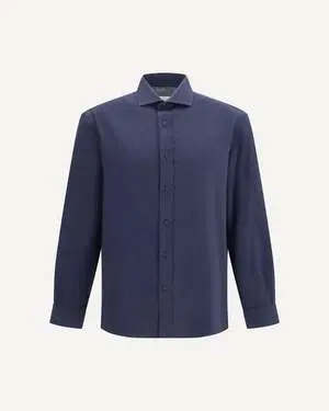 Brunello Cucinelli Cotton Shirt - Blue