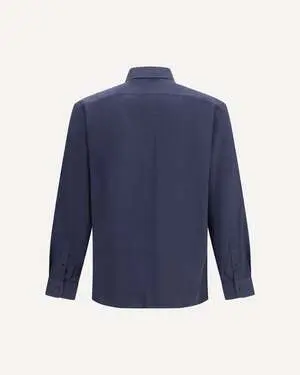 Brunello Cucinelli Cotton Shirt - Blue