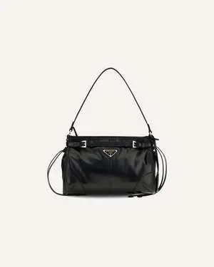 Prada Small Bonnie Handbag In Leather