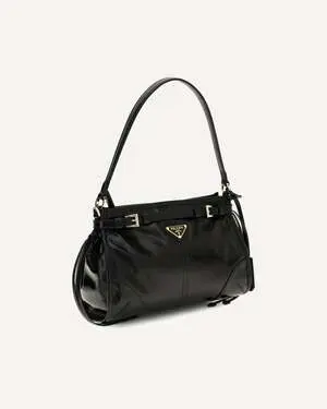 Prada Small Bonnie Handbag In Leather