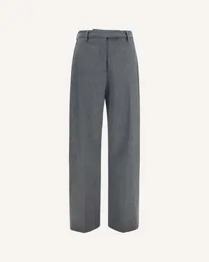THE LATEST Straight-leg Wool-blend Pants - Grey