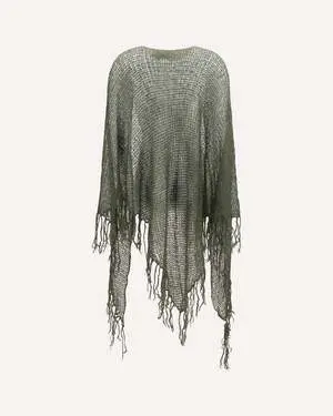 MIRROR IN THE SKY Nimbus Triangular Scarf - Green