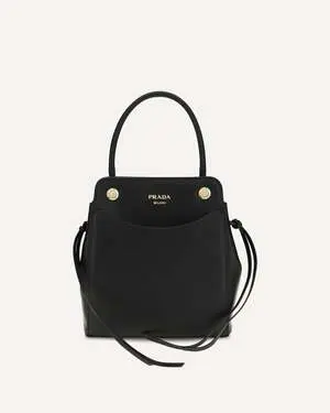 Prada Carry Mini Handbag - Black