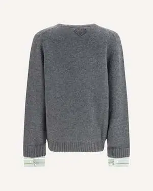 Prada Crewneck Wool Sweater