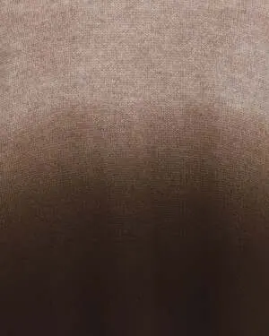 MIRROR IN THE SKY V-neck Cashmere Sweater With Gradient Finish