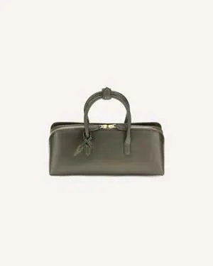 Alaïa Small Delta Nubuck Handbag