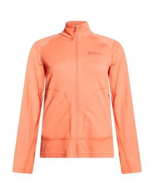 JACK WOLFSKIN Sweatshirt Size Polyester, Merino Wool - Orange