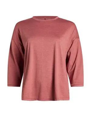 JACK WOLFSKIN Polyester Elastane 3/4 Sleeve Athletic T-shirt