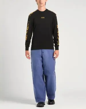 Versace Cotton Sweatshirt With Logo Embellishment