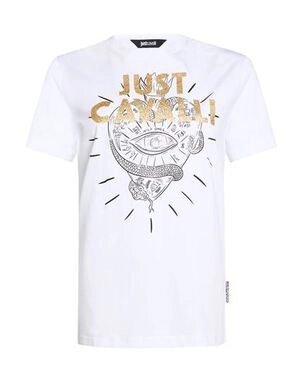 Just Cavalli T-shirt Size Cotton - White