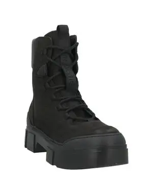 VIC MATIE Two-tone Nubuck Lace-up Ankle Boots