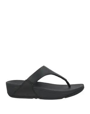Fitflop Leather Wedge Thong Sandals