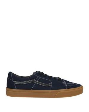 VANS Sneakers Size Leather, Textile Fibers - Navy