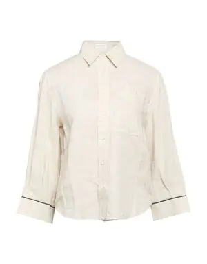 Brunello Cucinelli Linen Shirt With Appliqu