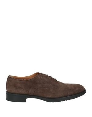 DOUCAL'S Suede Lace-up Derby Shoes - Brown
