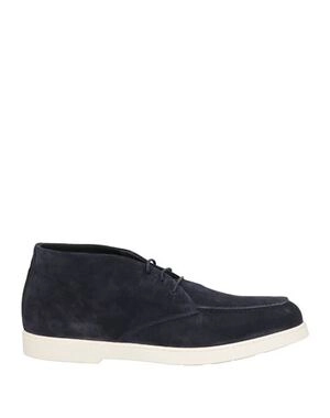 DOUCAL'S Leather Ankle Boots - Midnight Blue