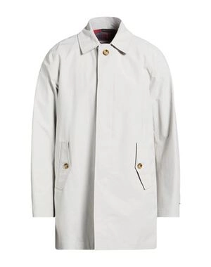 BARACUTA Overcoat & Trench Coat Military Size Cotton, Polyester - Grey