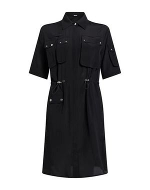 Versace Mini Dress Size Silk - Black