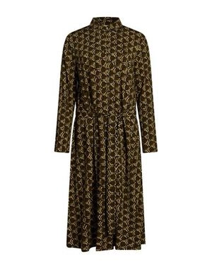 SIYU Midi Dress Military Size Viscose, Elastane - Green