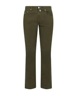 TRAMAROSSA Cotton Blend Moleskin Pants - Green