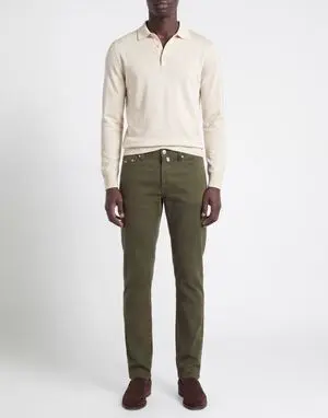 TRAMAROSSA Cotton Blend Moleskin Pants - Green