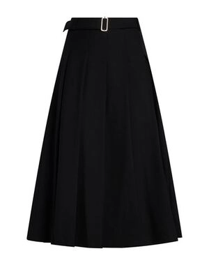 Officine Générale Midi Skirt Size Virgin Wool - Black