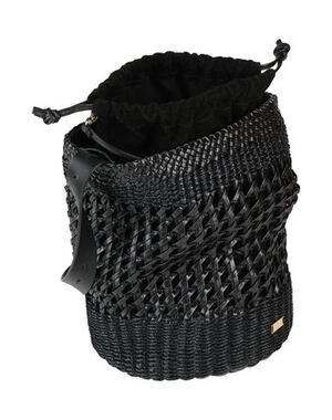 SERENA UZIYEL Woven Leather Bucket Bag