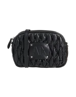Armani Exchange Quilted Camera Bag - Black