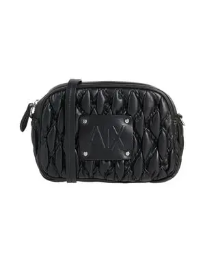 Armani Exchange Quilted Camera Bag - Black