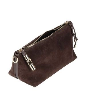 Furla Suede Cross Body Bag - Brown