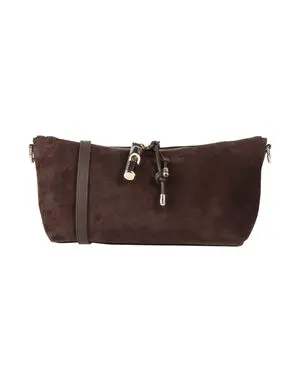 Furla Suede Cross Body Bag - Brown