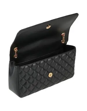 Versace Lambskin Quilted Crossbody Bag - Black