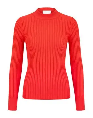 FORTE_FORTE Virgin Wool Ribbed Knit Sweater