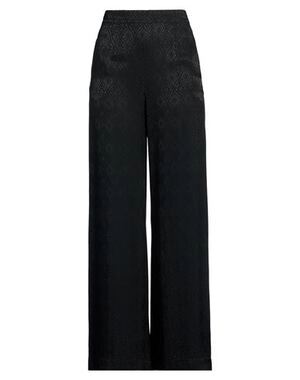 PUROTATTO Pants Size Viscose, Acetate - Black