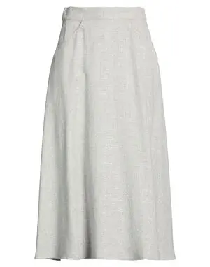 PUROTATTO Flared Midi Skirt