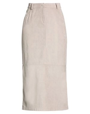 PUROTATTO Midi Skirt In Polyester And Elastane - Grey