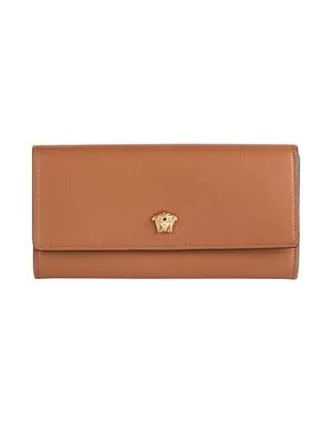 Versace Wallet Tan Leather