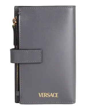 Versace Wallet Leather - Grey