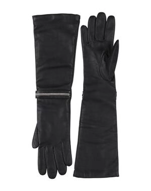 Peserico Gloves Size Leather - Black