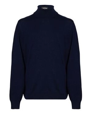 GRAN SASSO Turtleneck Cream Size Cashmere - Blue