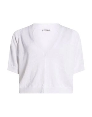 Women's White Linen Cardigans