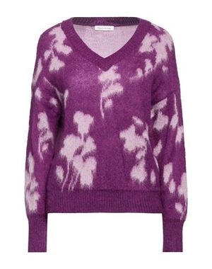 MANILA GRACE Sweater Size Acrylic, Mohair Wool, Polyamide, Wool - Purple