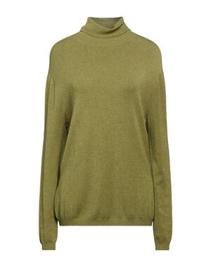 OLTRE Turtleneck Slate Size Viscose, Polyester, Polyamide - Green