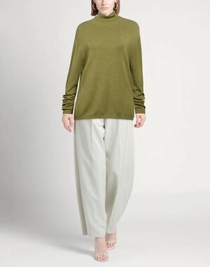 OLTRE Turtleneck Slate Size Viscose, Polyester, Polyamide - Green