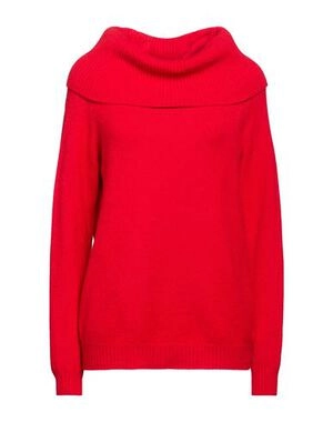 OLTRE Knitted Turtleneck Sweater - Red