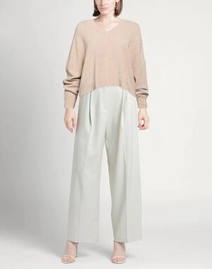 OLTRE V-neck Long Sleeve Sweater - Khaki