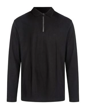Armani Exchange Polo Shirt Size Cotton - Black